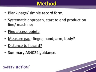A Zero Harm Program for Machine Safeguarding | PDF