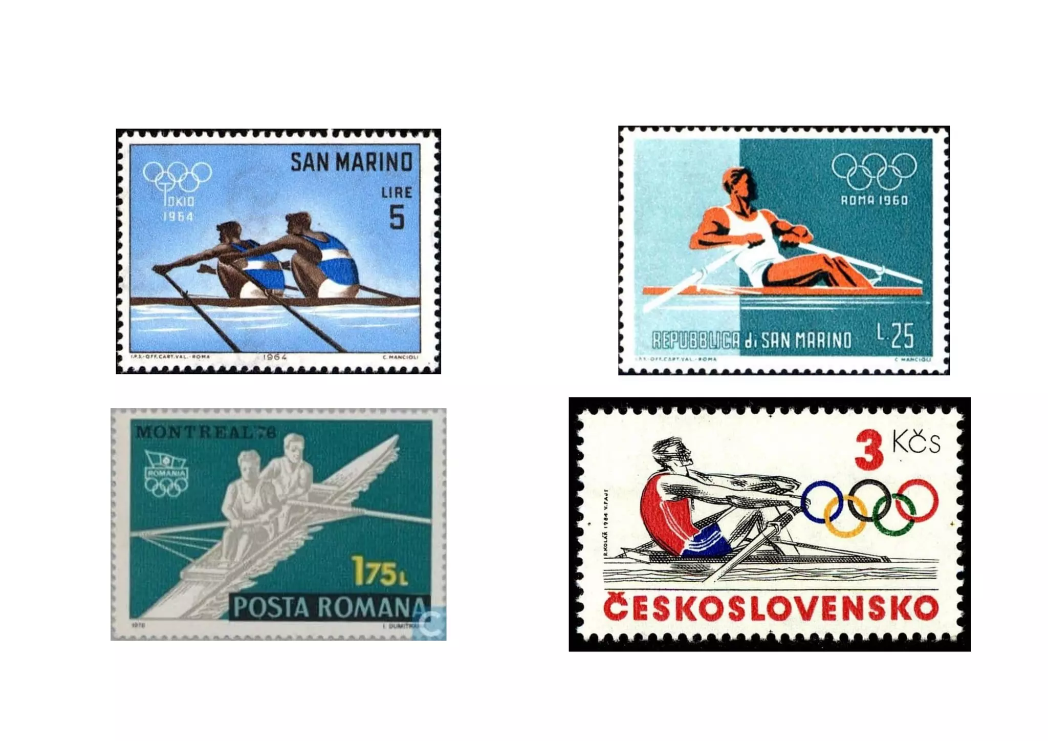 Rowing postage stamps | PDF