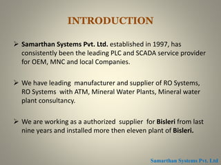RO Systems with ATM Machine. | PPTX