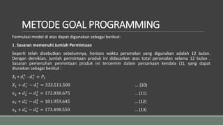 goal programing ppt | PPTX
