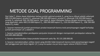 goal programing ppt | PPTX