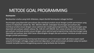 goal programing ppt | PPTX