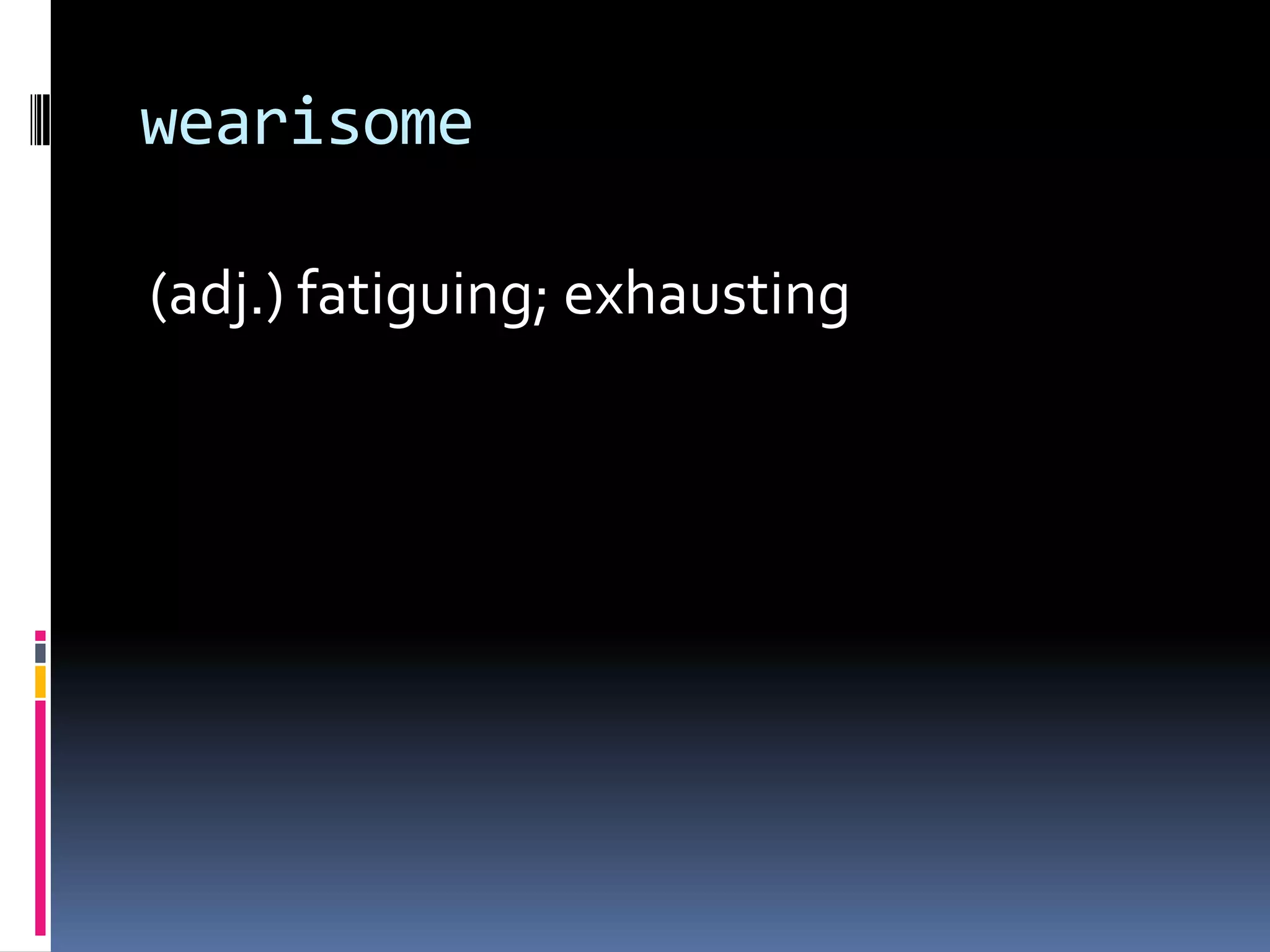 Rowlandson vocabulary | PPTX