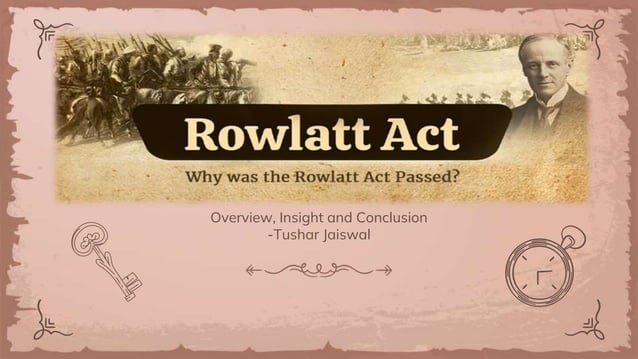 ROWLATT ACT.pptx | Sikhism | Religion & Spirituality
