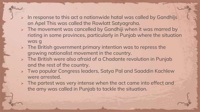 ROWLATT ACT.pptx | Sikhism | Religion & Spirituality