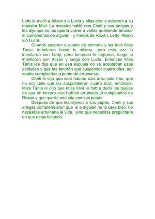 Roxan, cheli y sus amigas | PDF