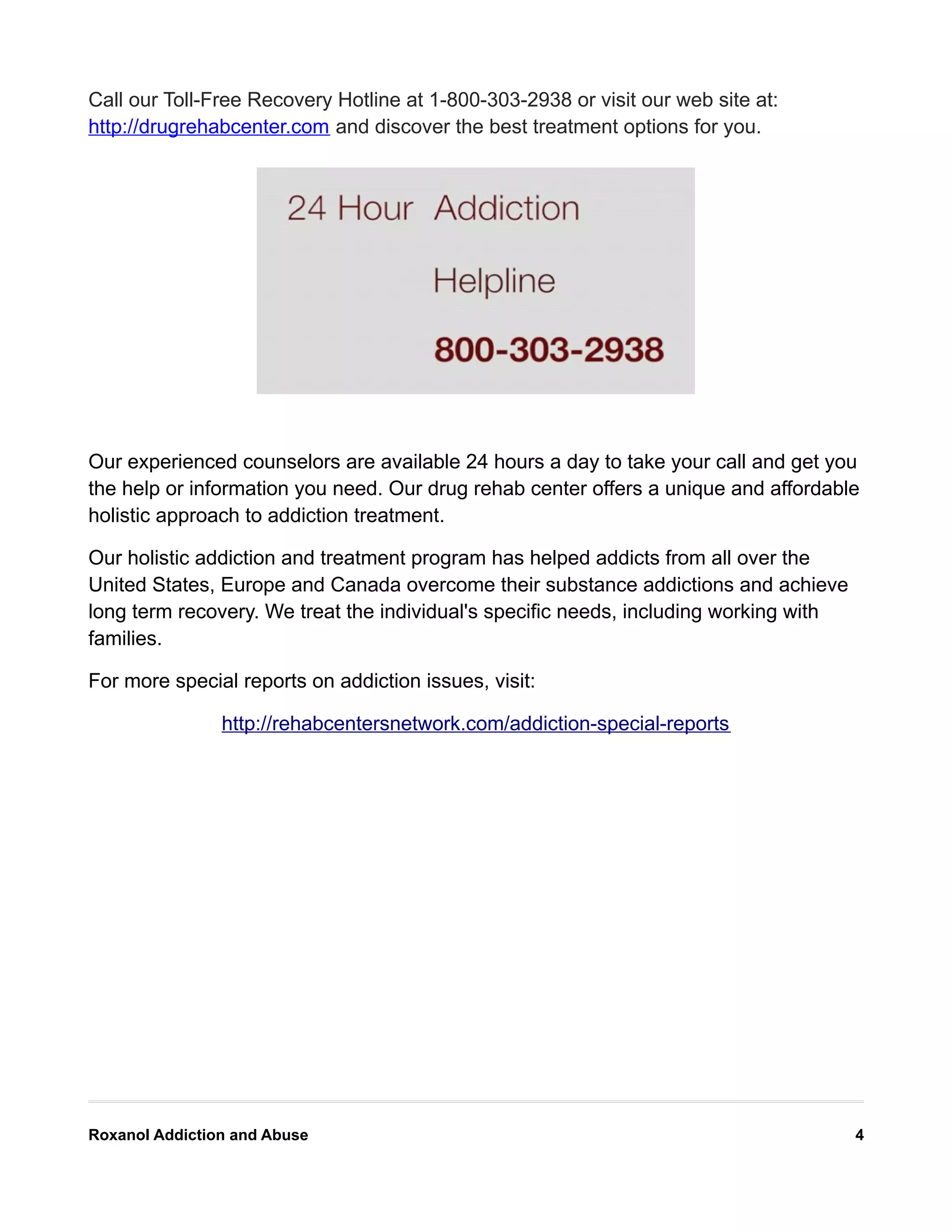 Roxanol Addiction and Abuse | PDF