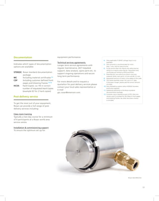 Roxar sand-monitor -pig-detector brochure | PDF