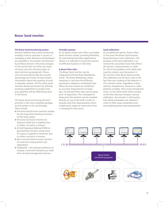 Roxar sand-monitor -pig-detector brochure | PDF