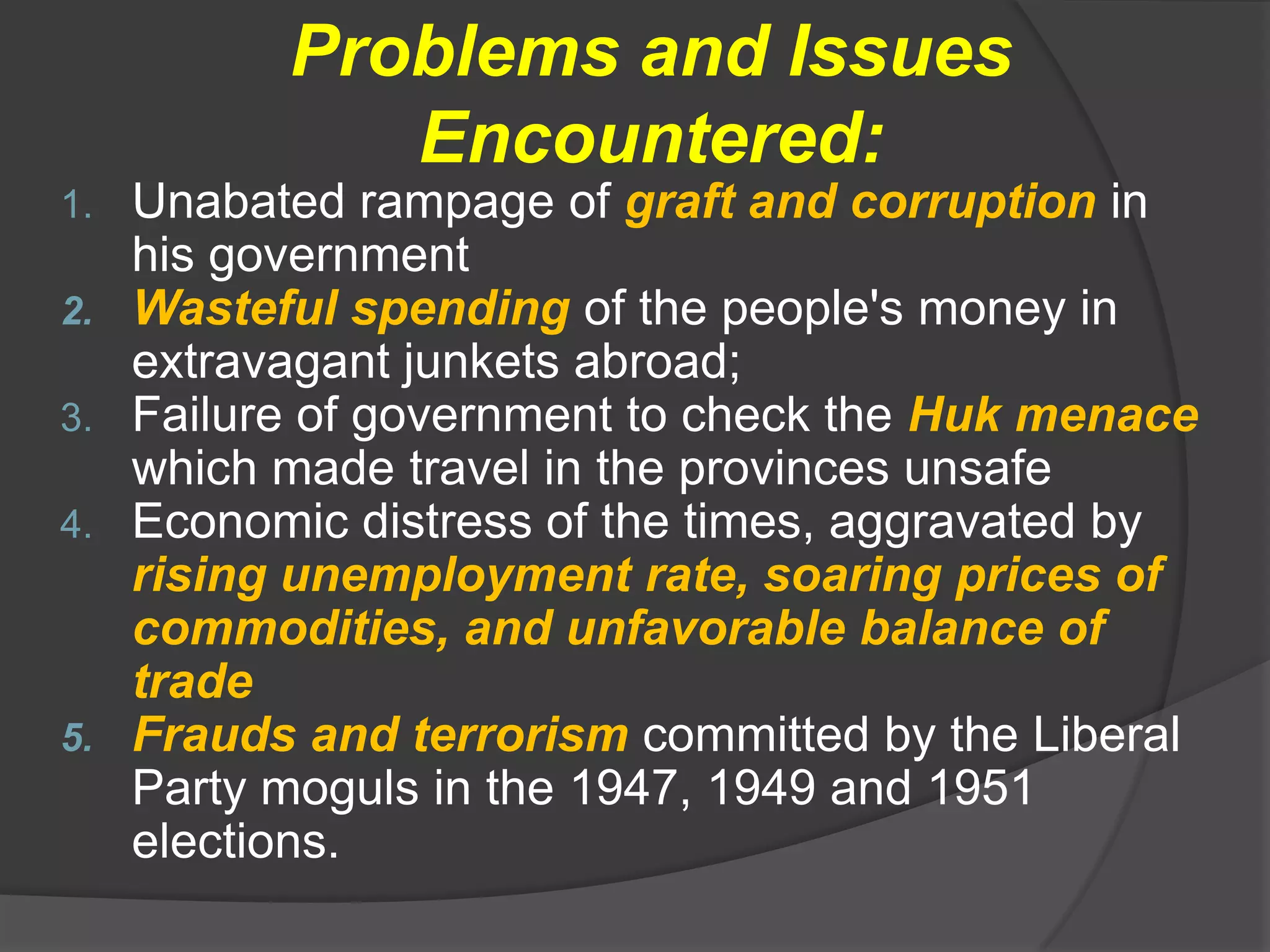 Roxas administration (DBS-Manila) | PPTX