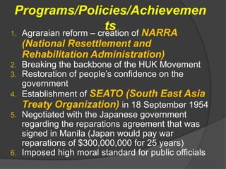 Roxas administration (DBS-Manila) | PPTX