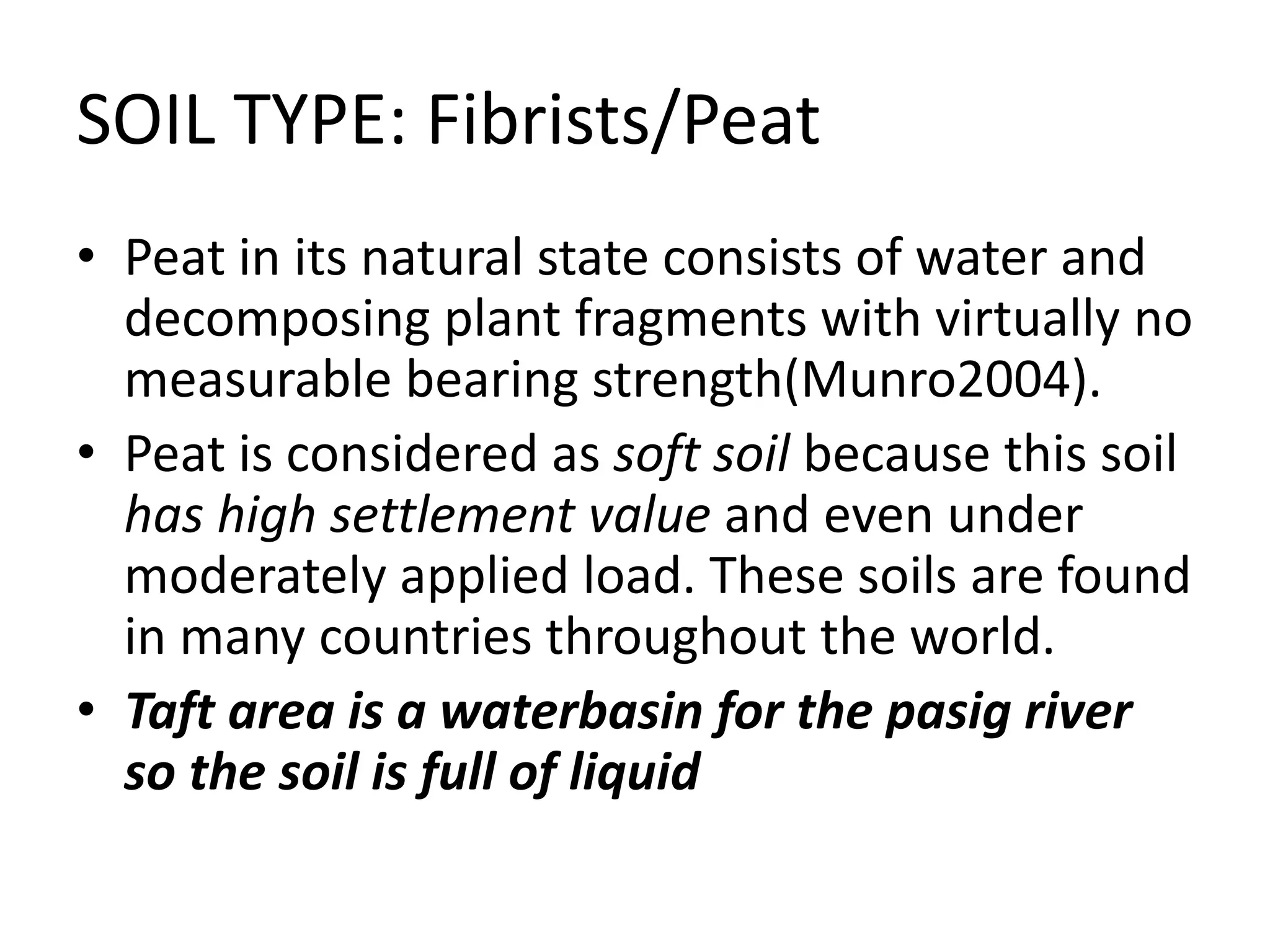 Roxas blvd, Manila Pasay, Philippines Soil Type Research | PPTX