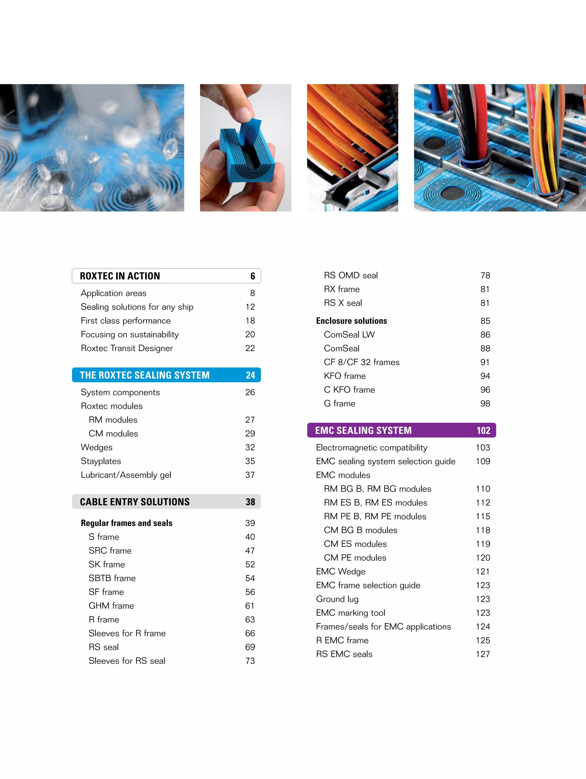 Roxtec Cable and Pipe Transits for Marine Applications | PDF