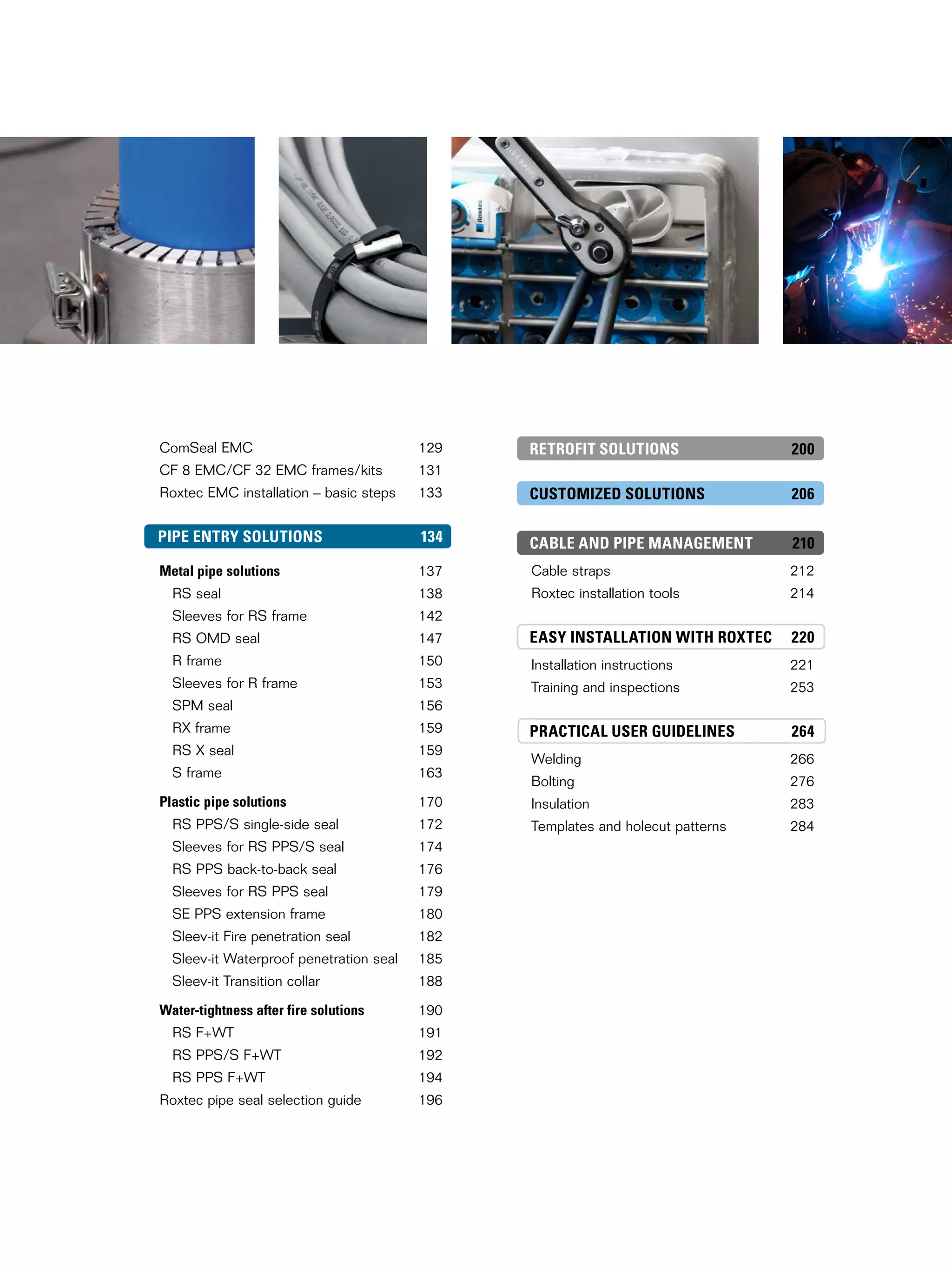 Roxtec Cable and Pipe Transits for Marine Applications | PDF