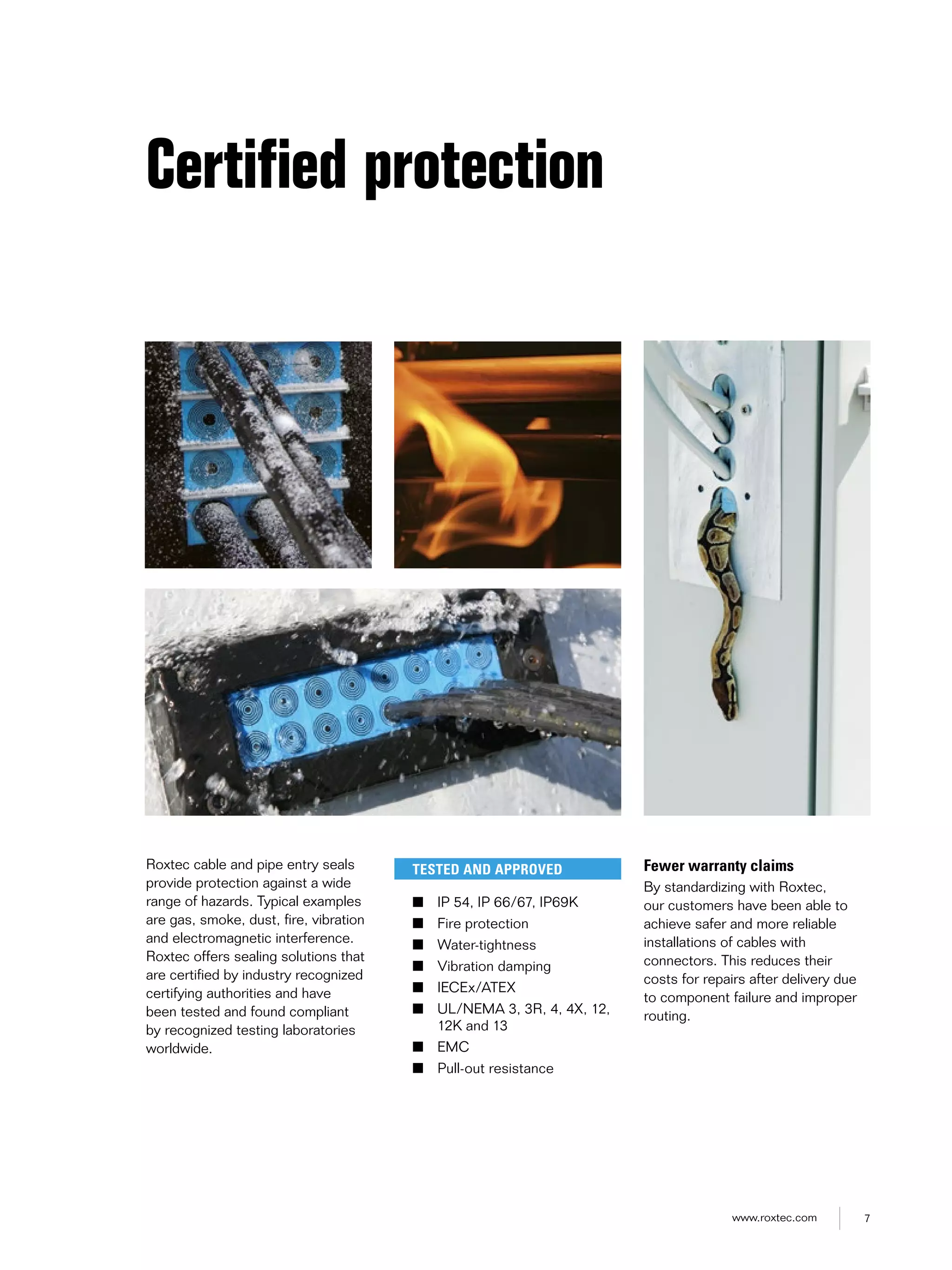 Your Complete Guide To Roxtec Cable Entry Seals for Cabinets | PDF