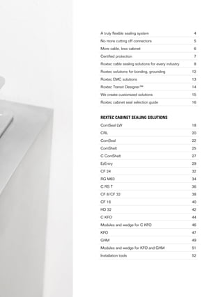 Your Complete Guide To Roxtec Cable Entry Seals for Cabinets | PDF