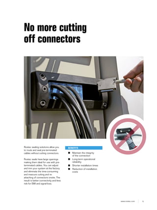 Your Complete Guide To Roxtec Cable Entry Seals for Cabinets | PDF