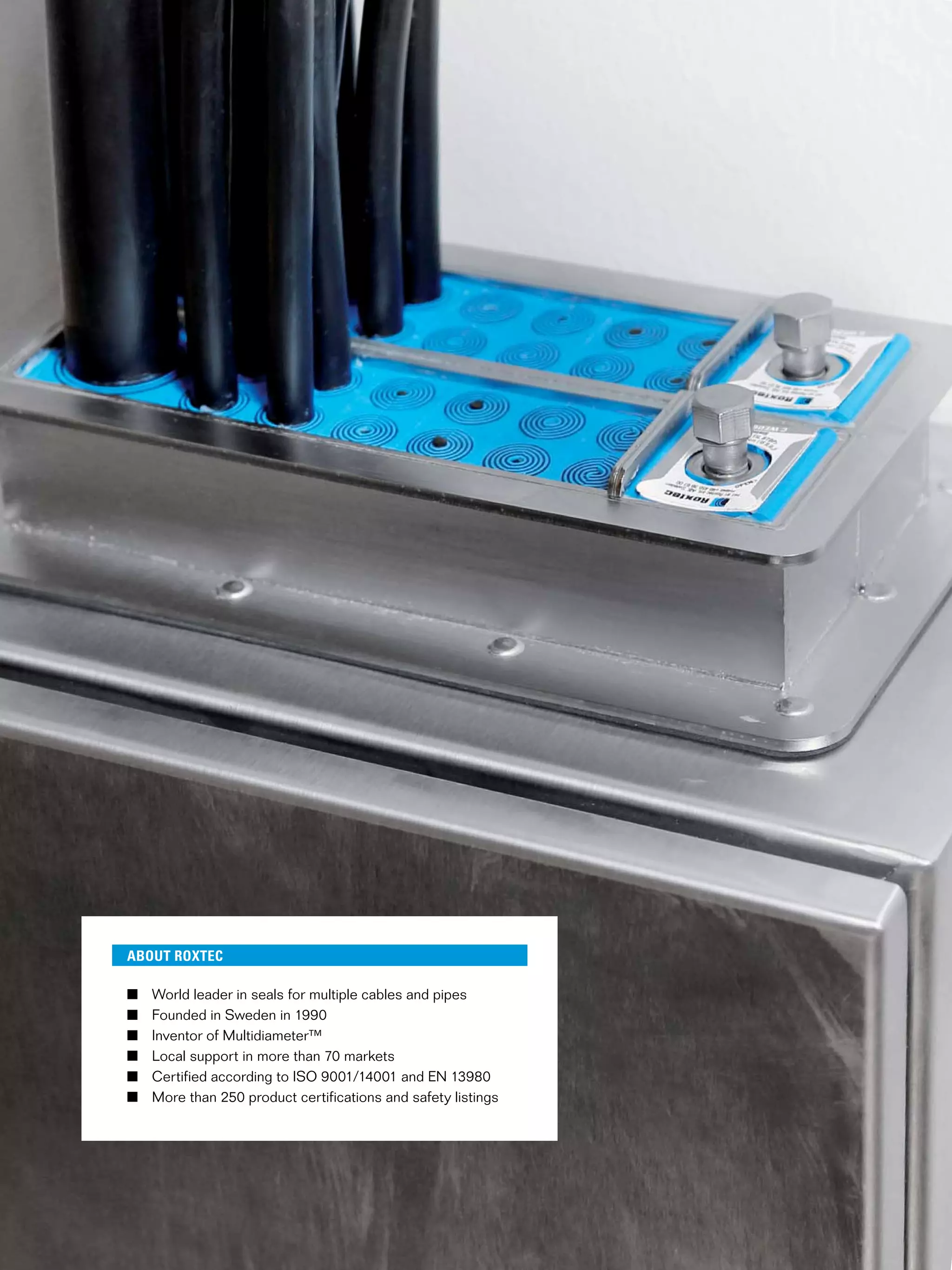 Cable entry seals for cabinets and enclosures | PDF