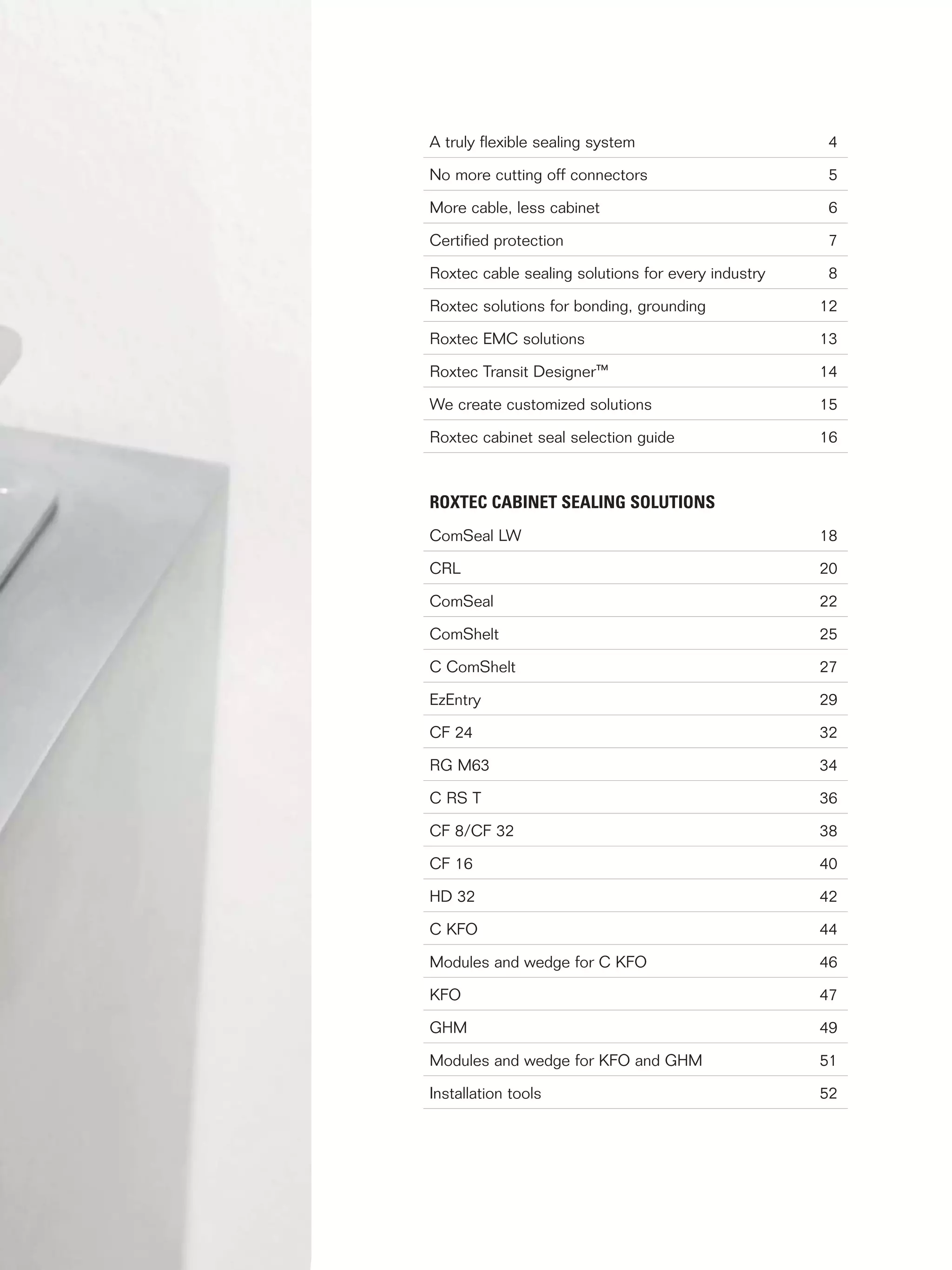 Roxtec Cable Entry Seal for Cabinets | PDF | Computer Peripherals ...