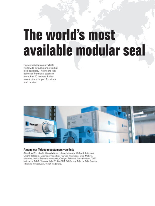 Roxtec Cable & Pipe Transits - Telecoms | PDF | Computer Peripherals ...