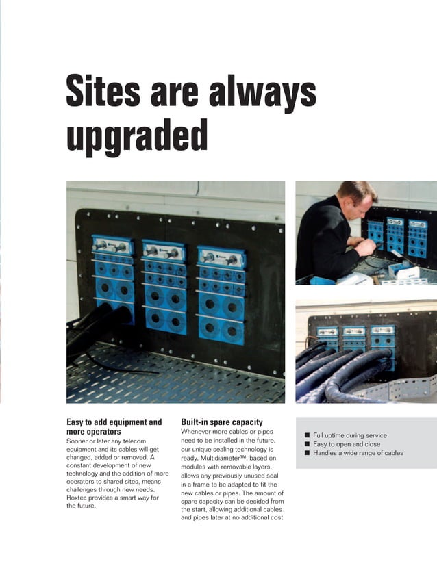Roxtec Cable & Pipe Transits - Telecoms | PDF | Computer Peripherals | Computing