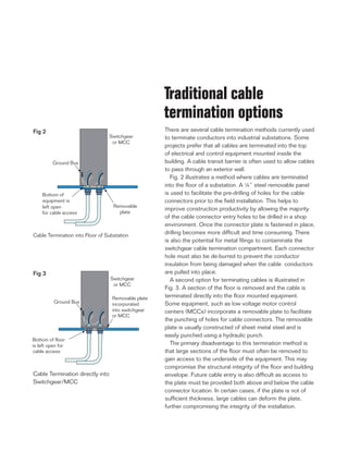 Roxtec Cable Transit - Substation Cable Termination Design | PDF