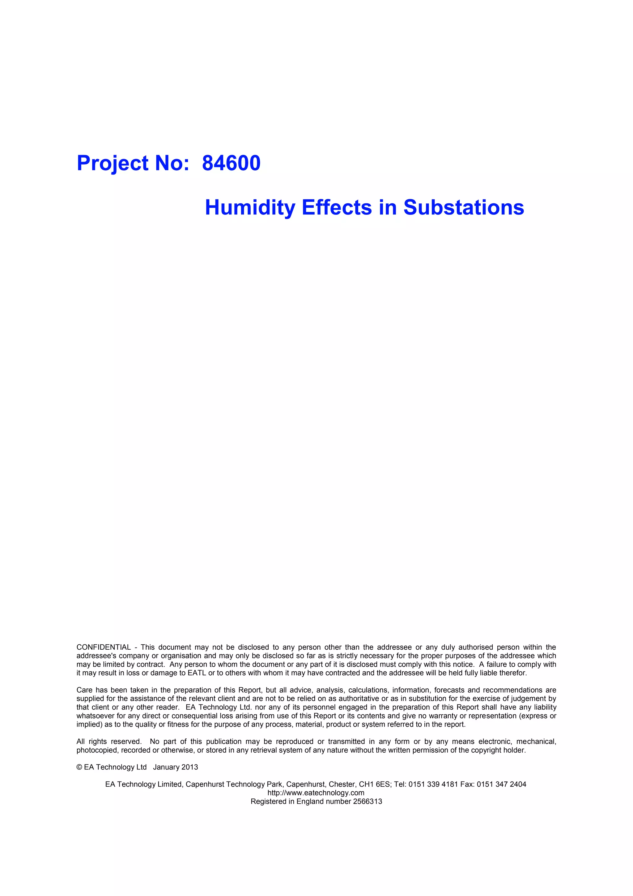Roxtec Cable Transit Sealing Systems - Humidity Effects In Substations ...