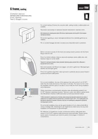 Roxtec Cable Transit Seals - Roxtec G Cable Transit Frame | PDF