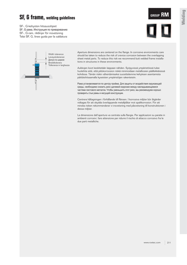 Roxtec Cable Transit Seals - Roxtec G Cable Transit Frame | PDF