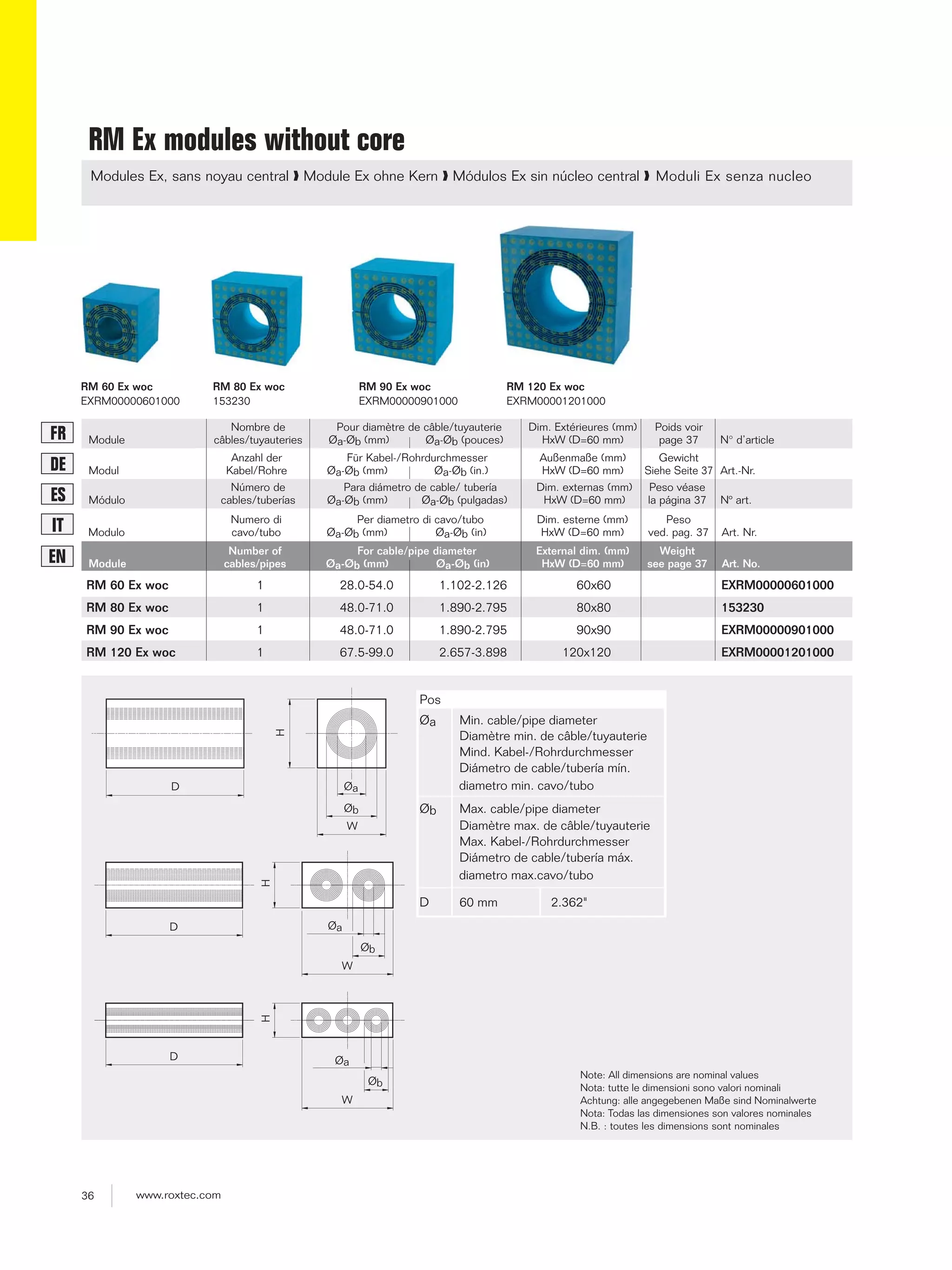 Roxtec_Ex_product_catalogue_EN_FR_DE_ES_IT | PDF