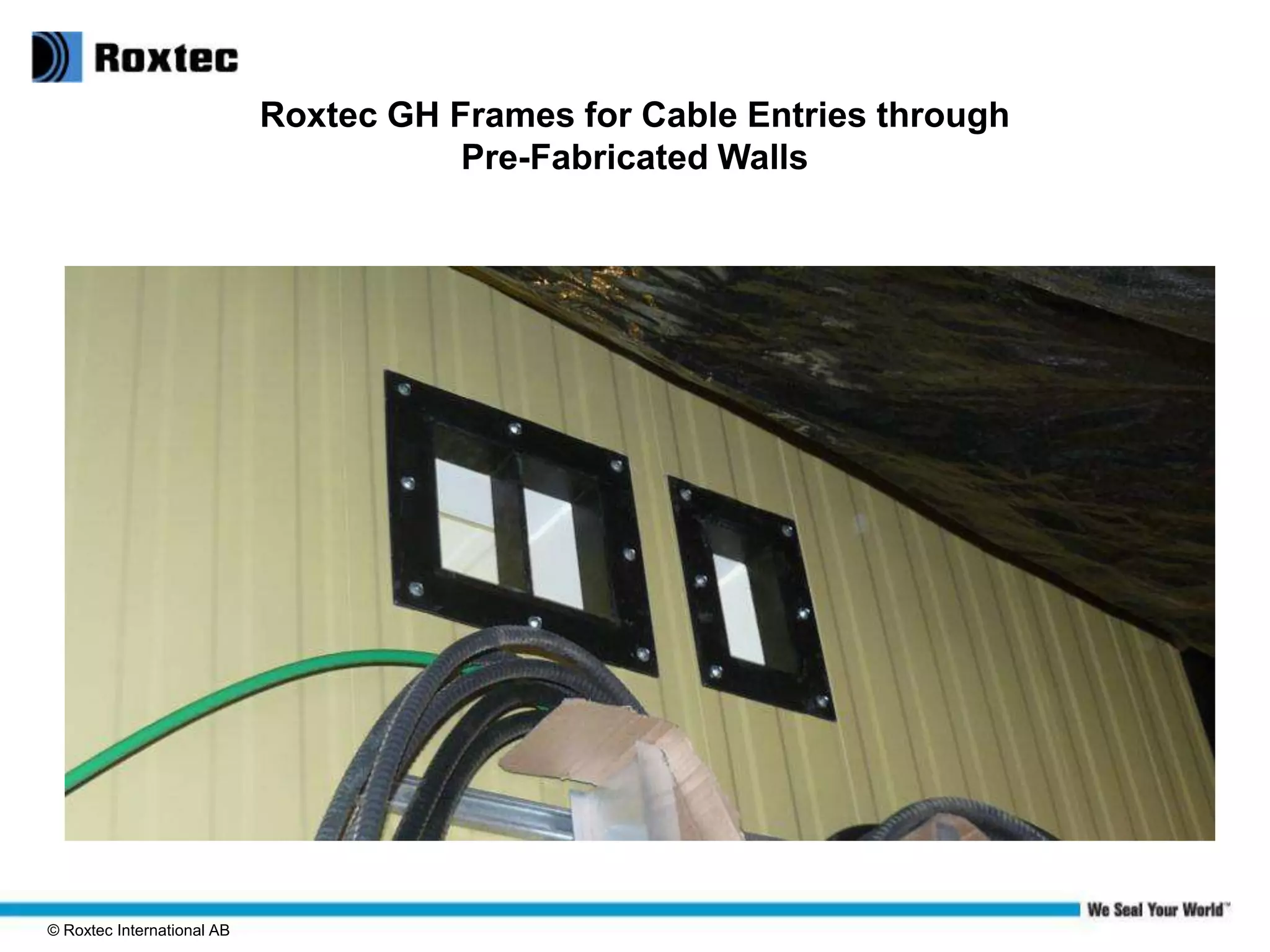 Roxtec MCT - Cable Entry Solutions for Process Industries | PPTX