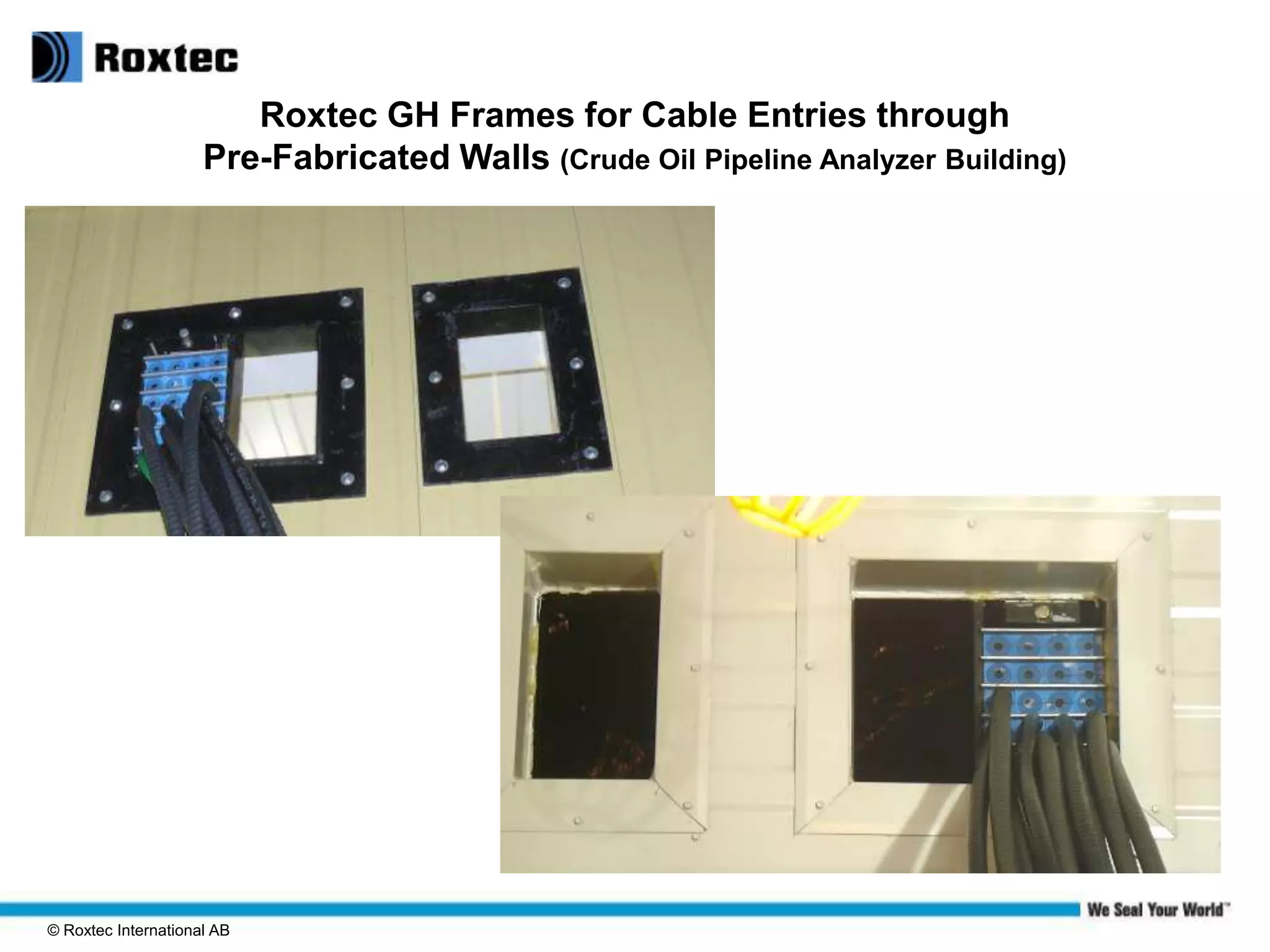 Roxtec MCT - Cable Entry Solutions for Process Industries | PPTX