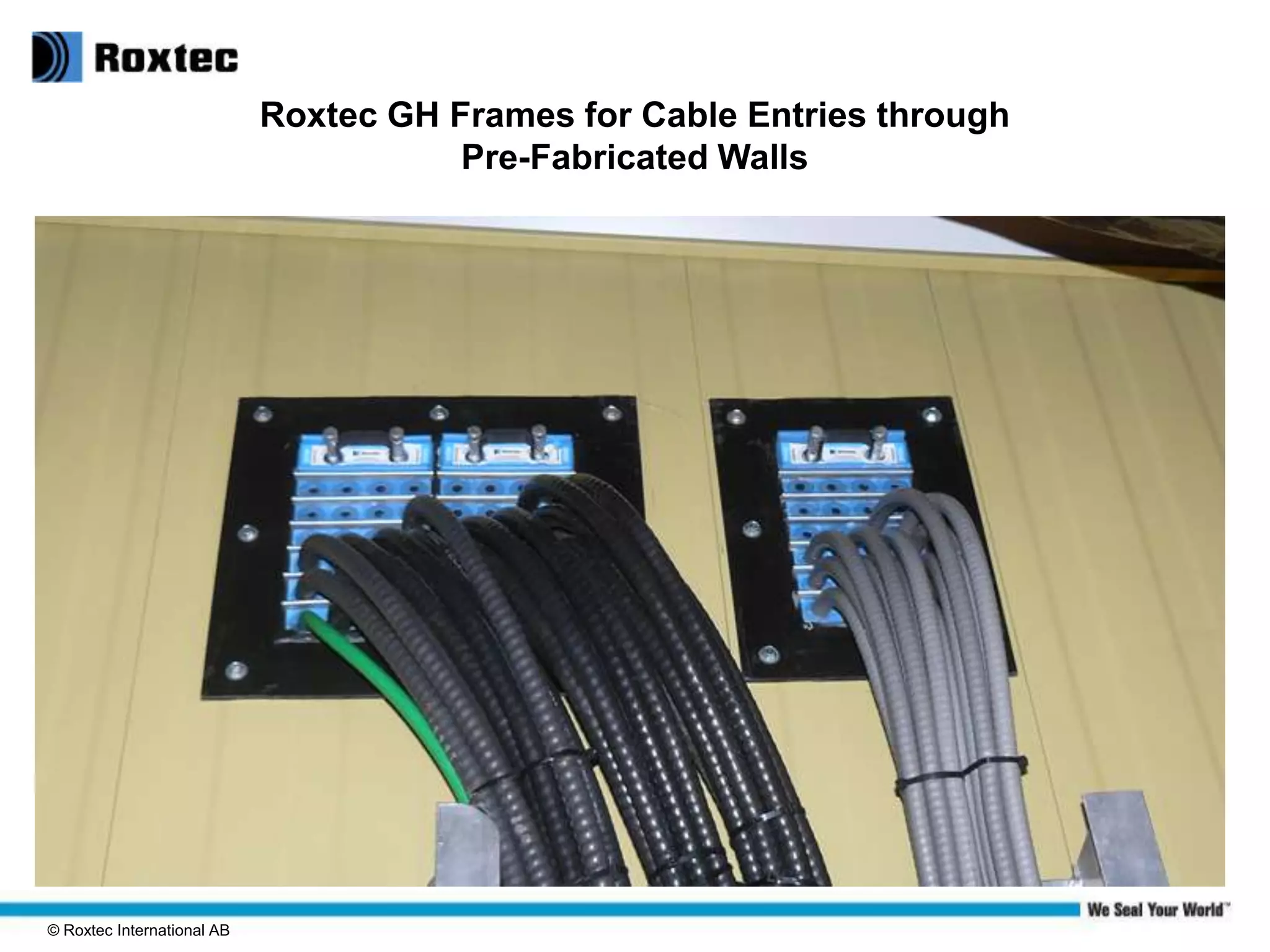 Roxtec MCT - Cable Entry Solutions for Process Industries | PPTX