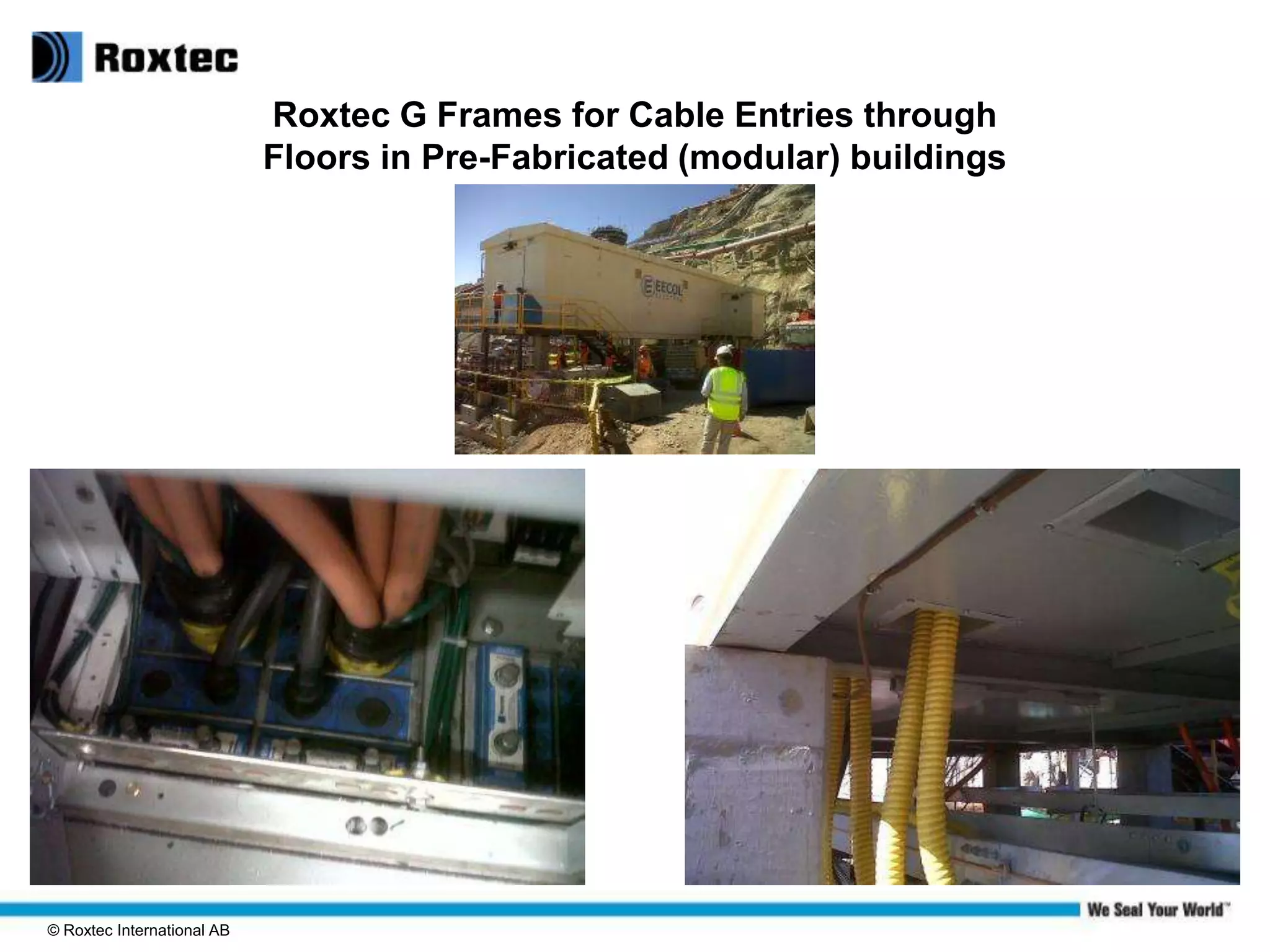 Roxtec MCT - Cable Entry Solutions for Process Industries | PPTX