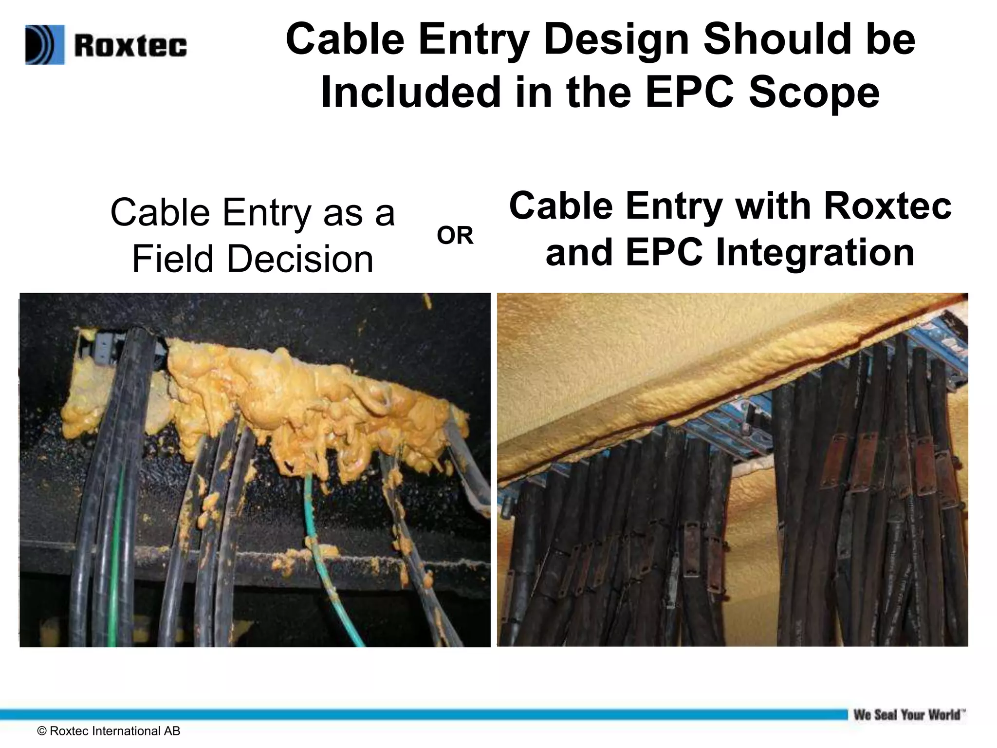 Roxtec MCT - Cable Entry Solutions for Process Industries | PPTX