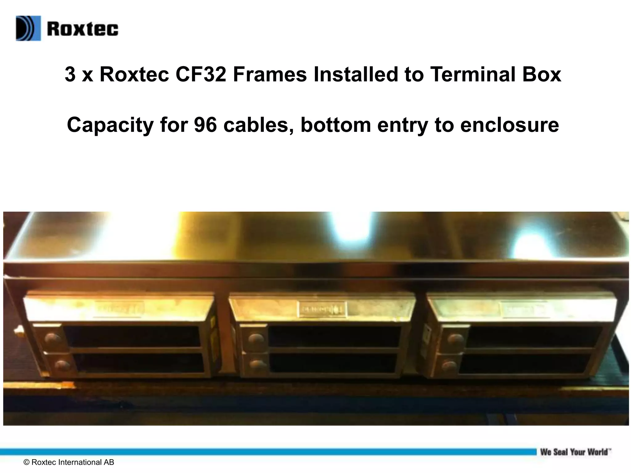 Roxtec MCT - Cable Entry Solutions for Process Industries | PPTX