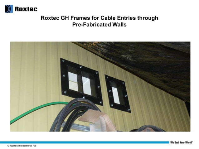 Roxtec MCT - Cable Entry Solutions for Process Industries | PPTX ...