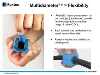 Roxtec MCT - Cable Entry Solutions for Process Industries | PPTX