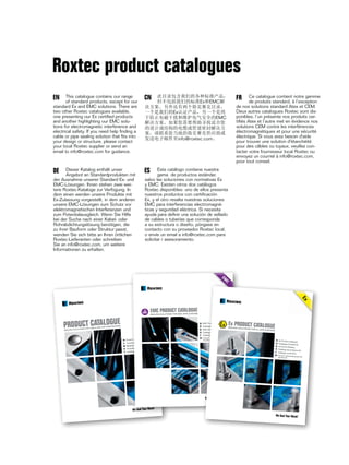 Roxtec_Product_Catalogue_EN_CN_DE_ES_FR | PDF