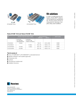 Roxtec RM BG B Sealing Solutions - Roxtec Frames, Modules for Roxtec BG ...
