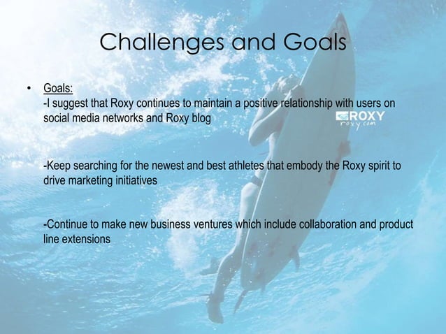 Marketing Strategy: Roxy | PPTX | Internet | Computing