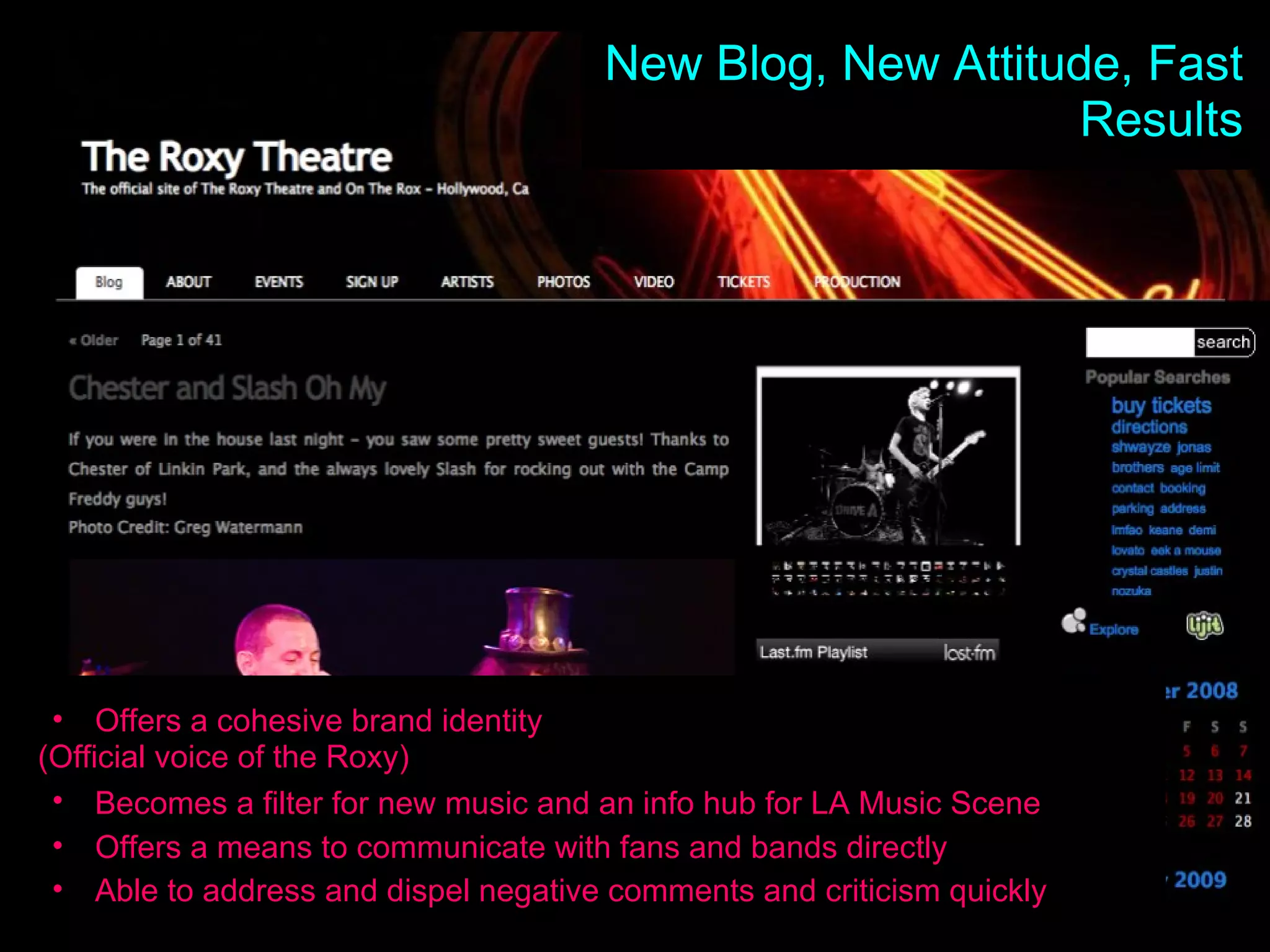 Roxy Theatre Case Study | PPT