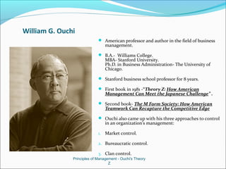 Ouchis theory z | PPT
