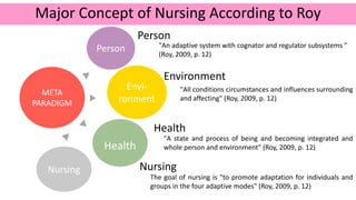 Roy theory presentation | PDF