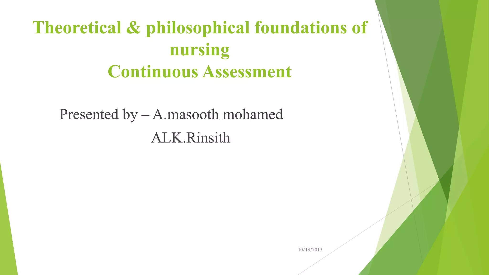 Roy adaptation model | PPTX