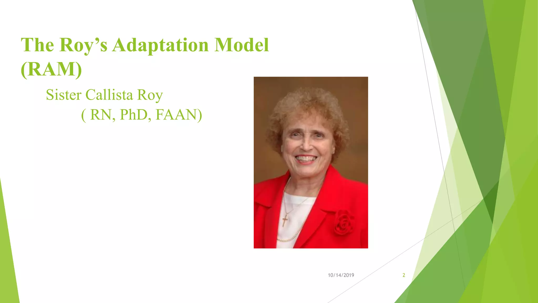 Roy adaptation model | PPTX