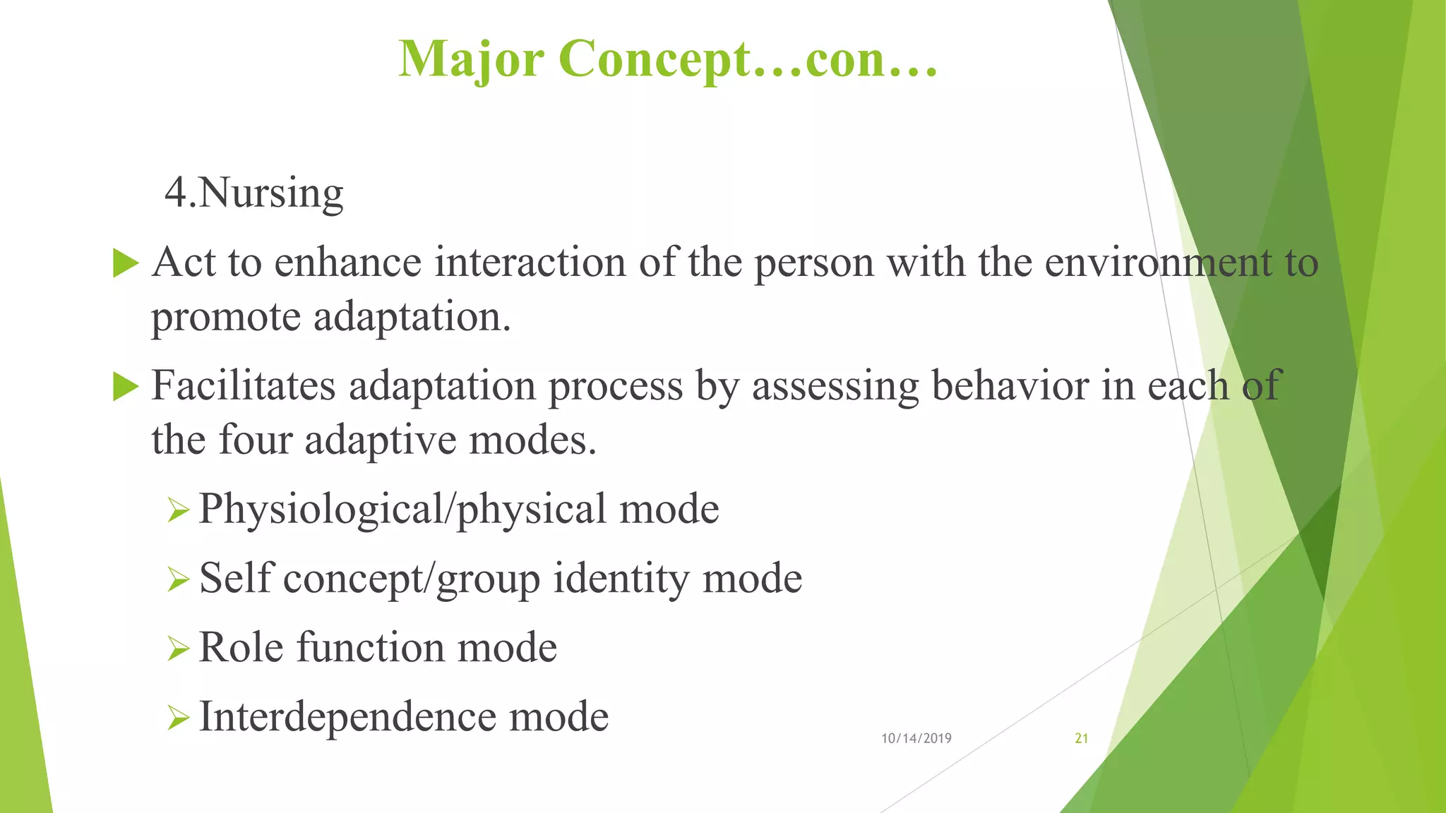 Roy adaptation model | PPTX