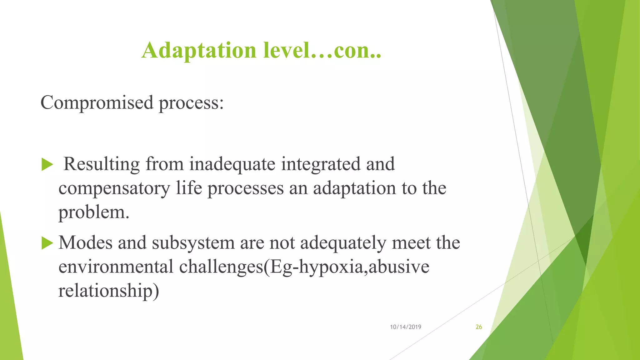 Roy adaptation model | PPTX