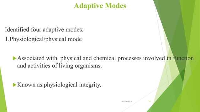 Roy adaptation model | PPTX