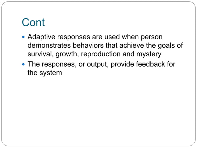 ROY ADAPTATION MODEL .pptx | Science